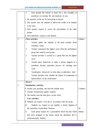 Lesson plan | DOCX | Geology | Science