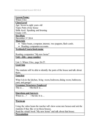 Lesson plan 1 | DOCX