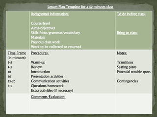 Lesson plan | PPTX