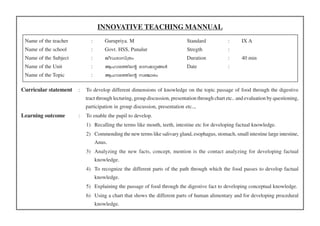 Lesson plan | PDF