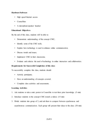 705 Lesson plan | PDF