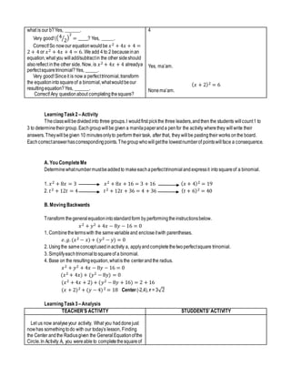 Lesson Plan | PDF