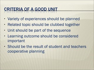 Lesson plan, unit plan | PPT