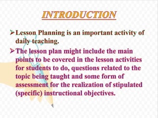Lesson Plan | PPT