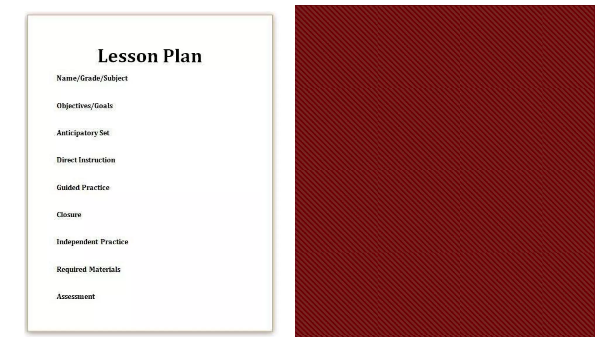 Lesson plan | PPT
