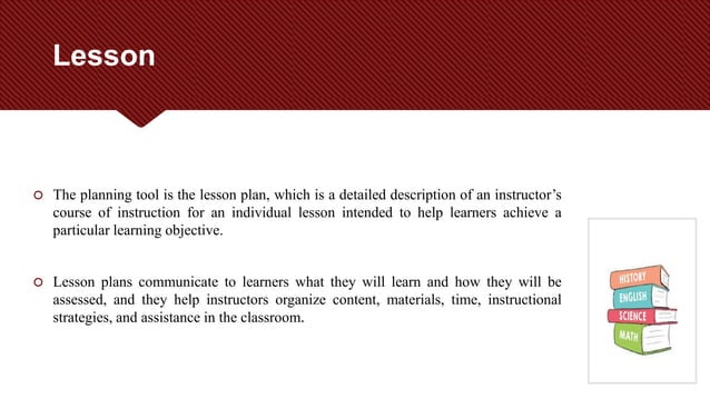 Lesson plan | PPT