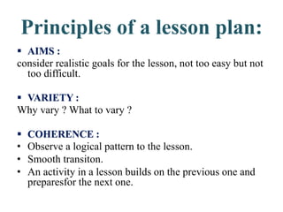 How to plan a Lesson | PPTX