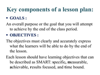 How to plan a Lesson | PPTX
