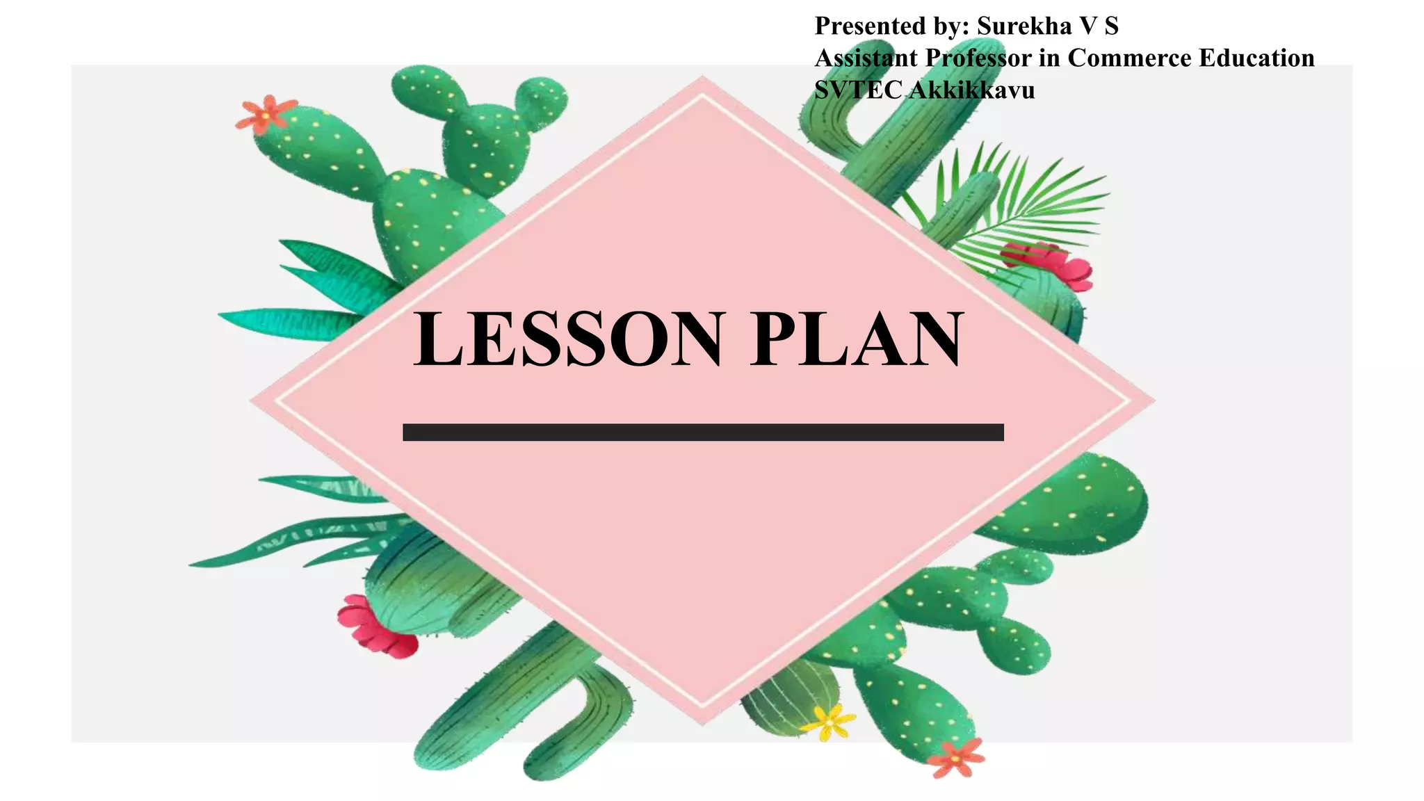Lesson plan | PPTX