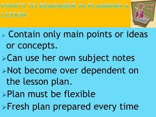 Lesson plan | PPTX | Educational Assessment | Education