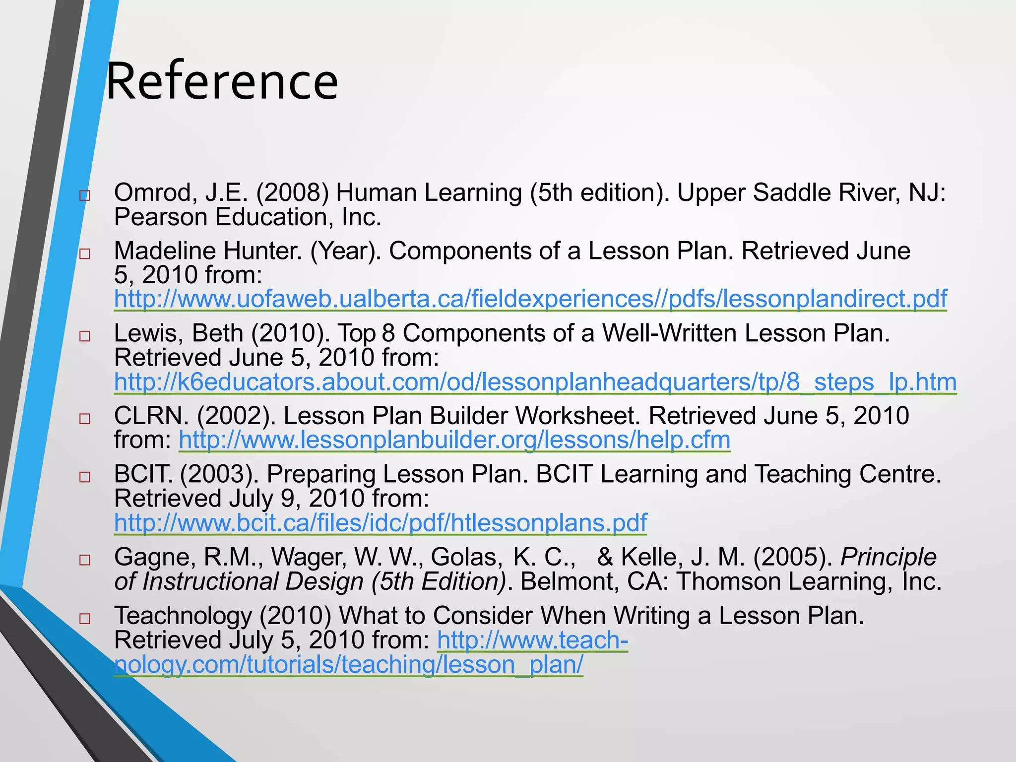 Lesson plan | PPTX
