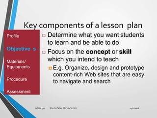 Lesson plan | PPT