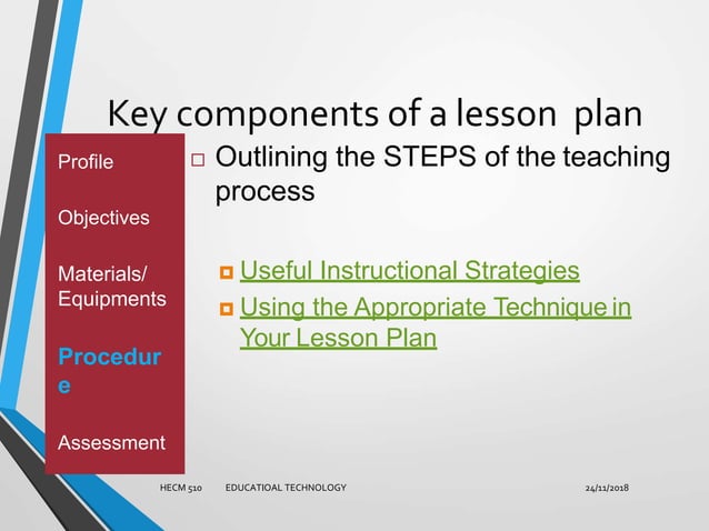 Lesson plan | PPT