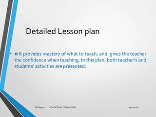 Lesson plan | PPTX