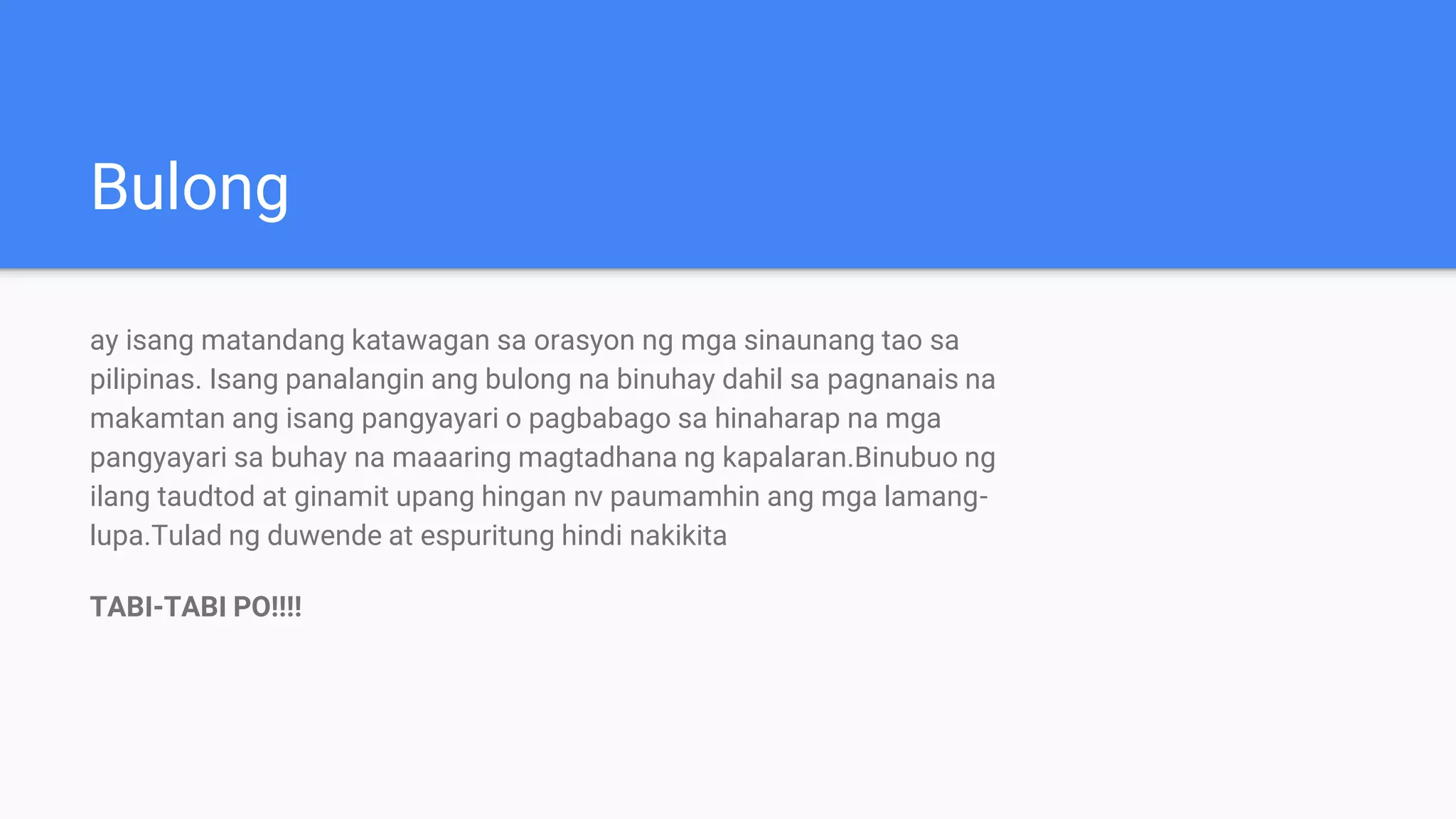 (Filipino) Awiting Bayan at Bulong Mula sa kabisayaan | PPTX