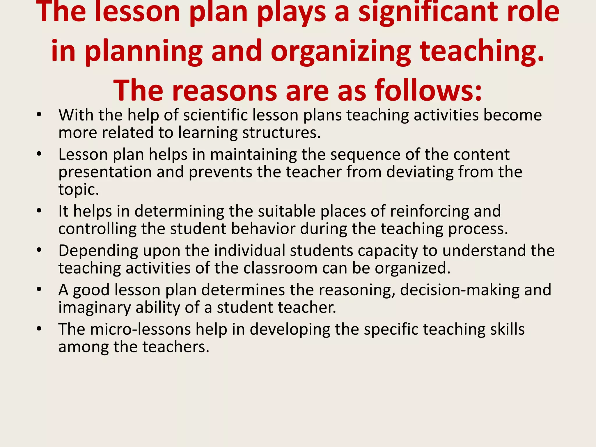 Concept of Lesson plan | PPTX