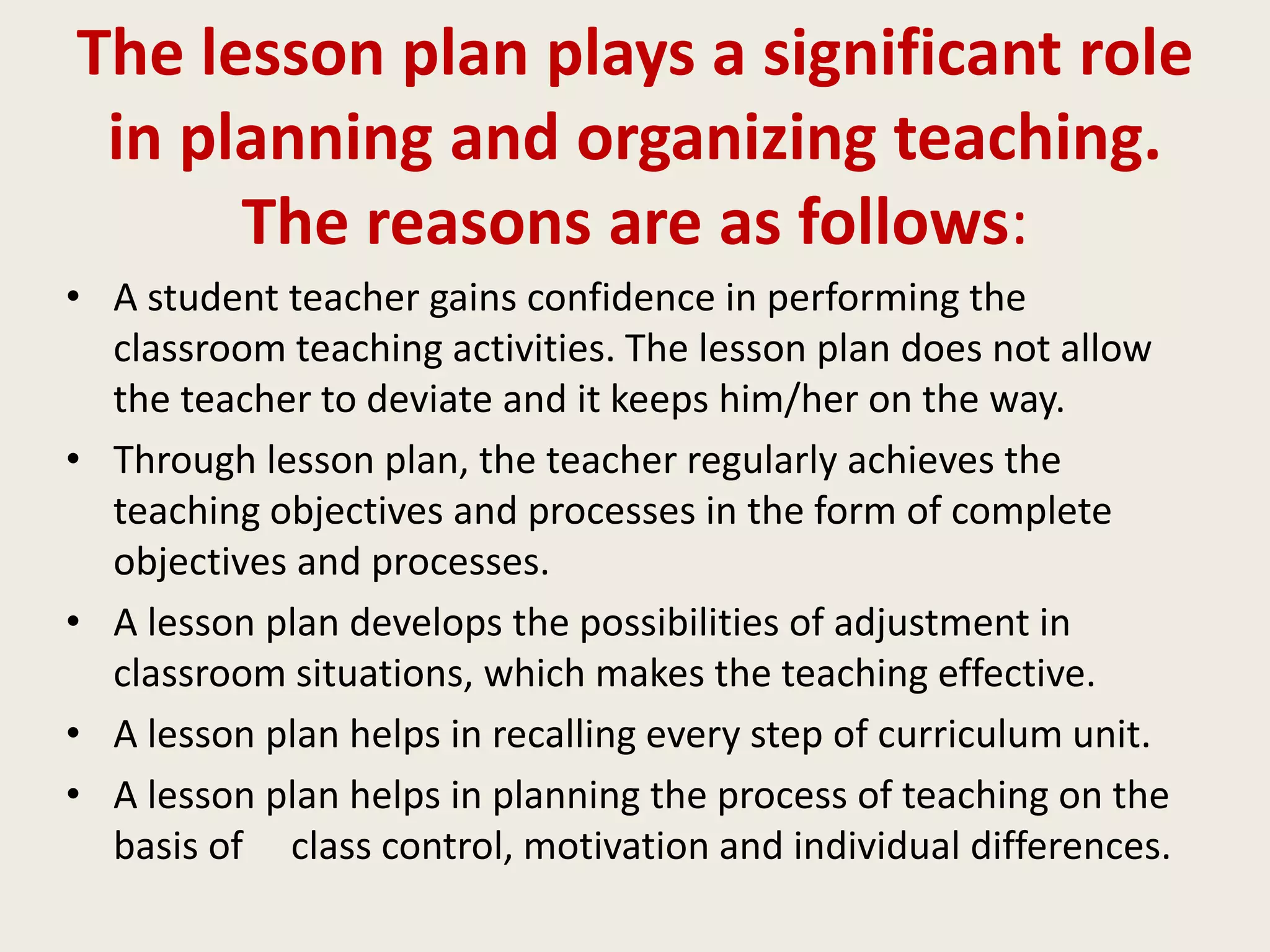 Concept of Lesson plan | PPTX