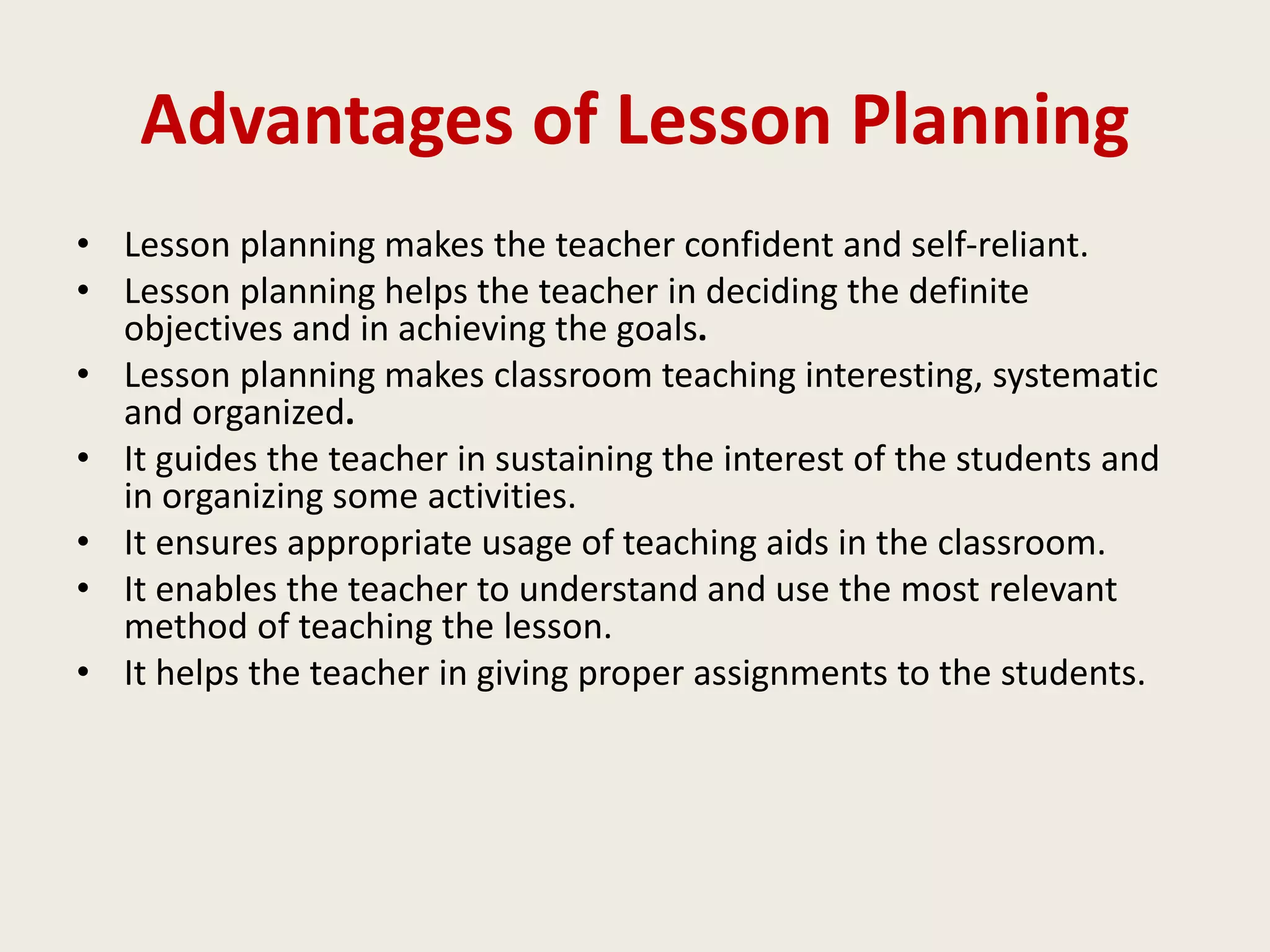 Concept of Lesson plan | PPTX
