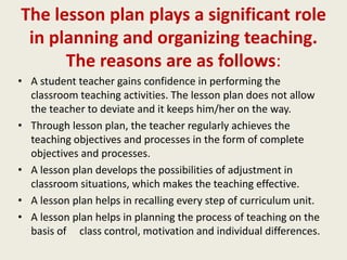 Concept of Lesson plan | PPTX