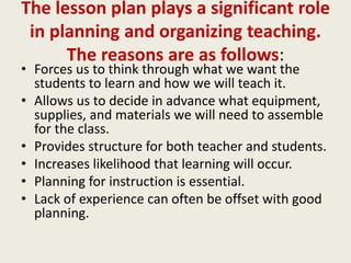 Concept of Lesson plan | PPTX