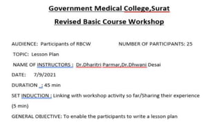LESSON PLAN for CBME -DR dhwani desai.pptx