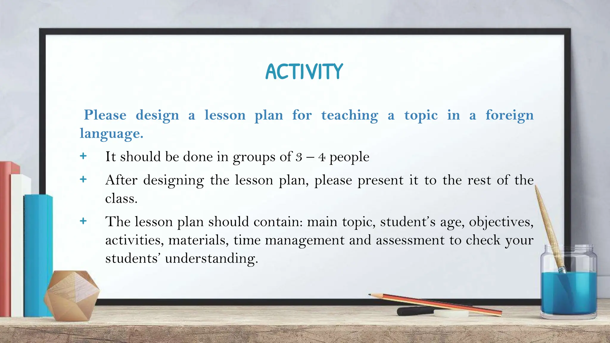 Lesson Plan structure / Steps and explanation | PPTX