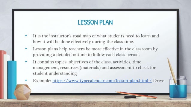 Lesson Plan structure / Steps and explanation | PPTX