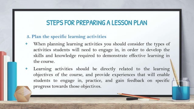 Lesson Plan structure / Steps and explanation | PPTX