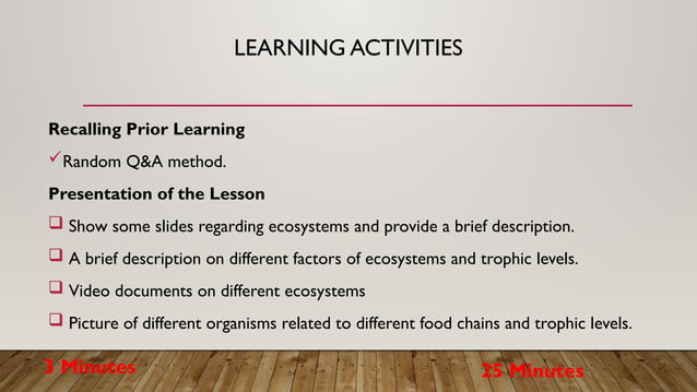 presentation about Lesson Plan and Mock teaching for continuous ...