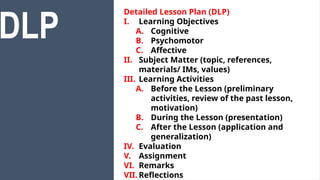 Lesson Plan.pptx overview guidelines and laws | PPT