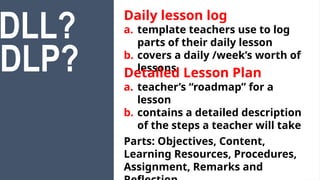 Lesson Plan.pptx overview guidelines and laws | PPT