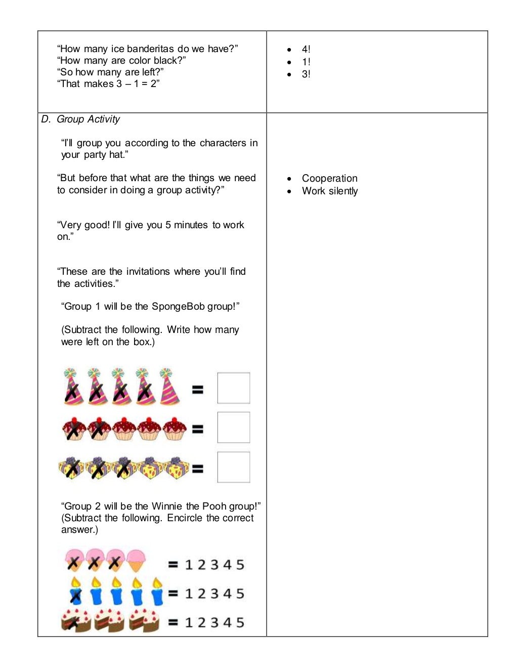 Final Demo Lesson Plan Final Demo Lesson Plan