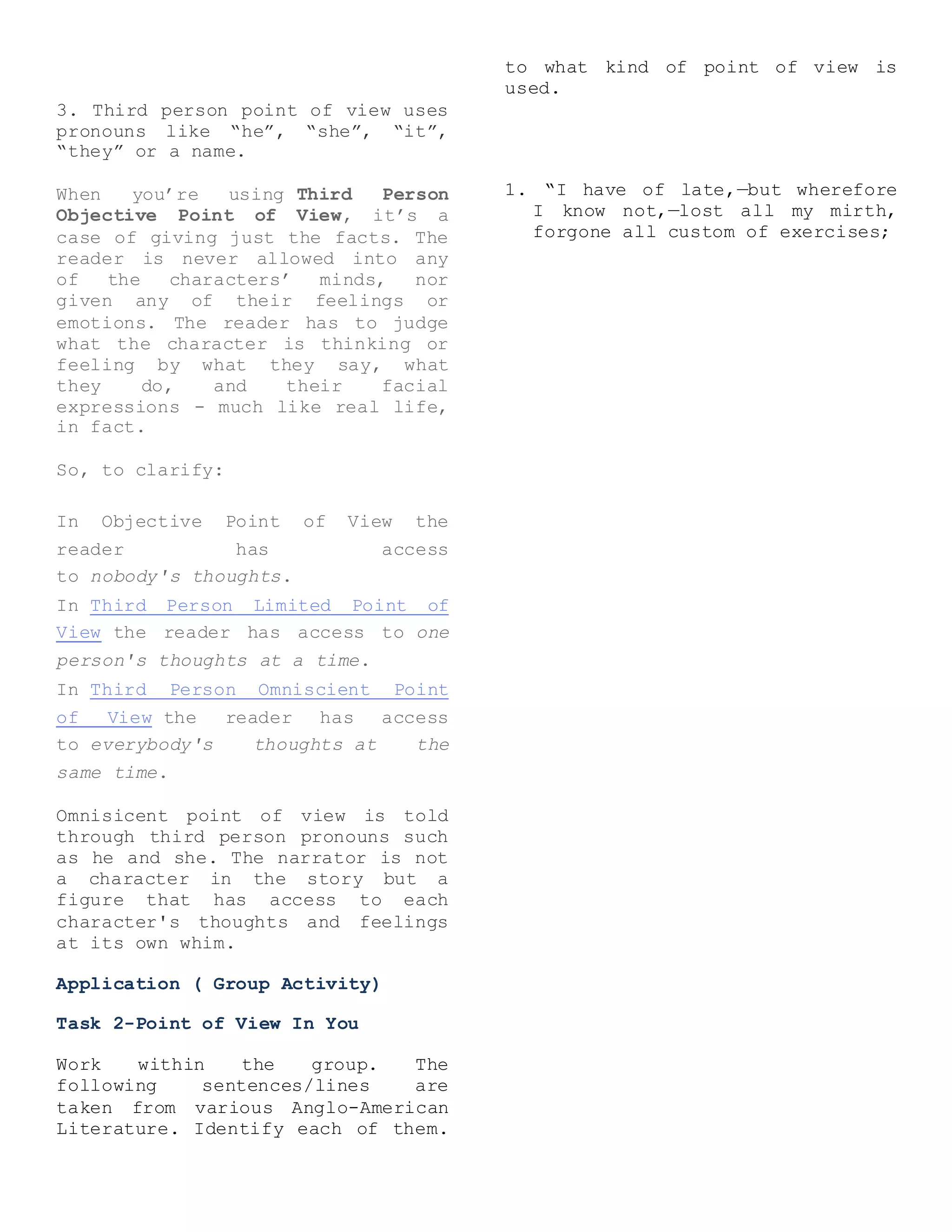 Lesson plan--point of view | DOCX