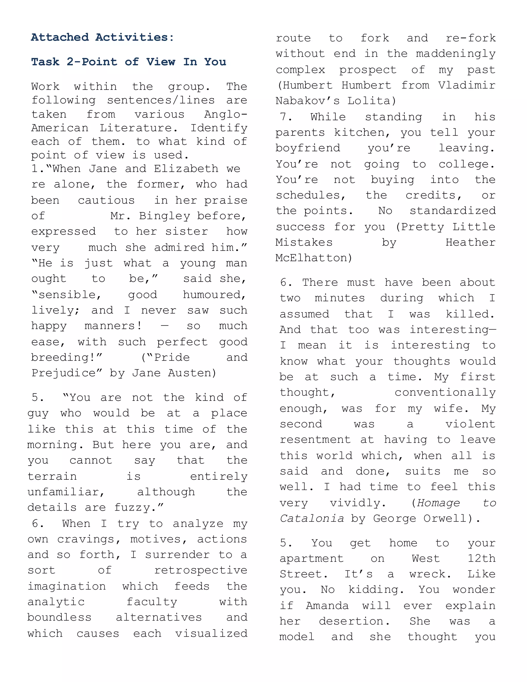 Lesson plan--point of view | DOCX