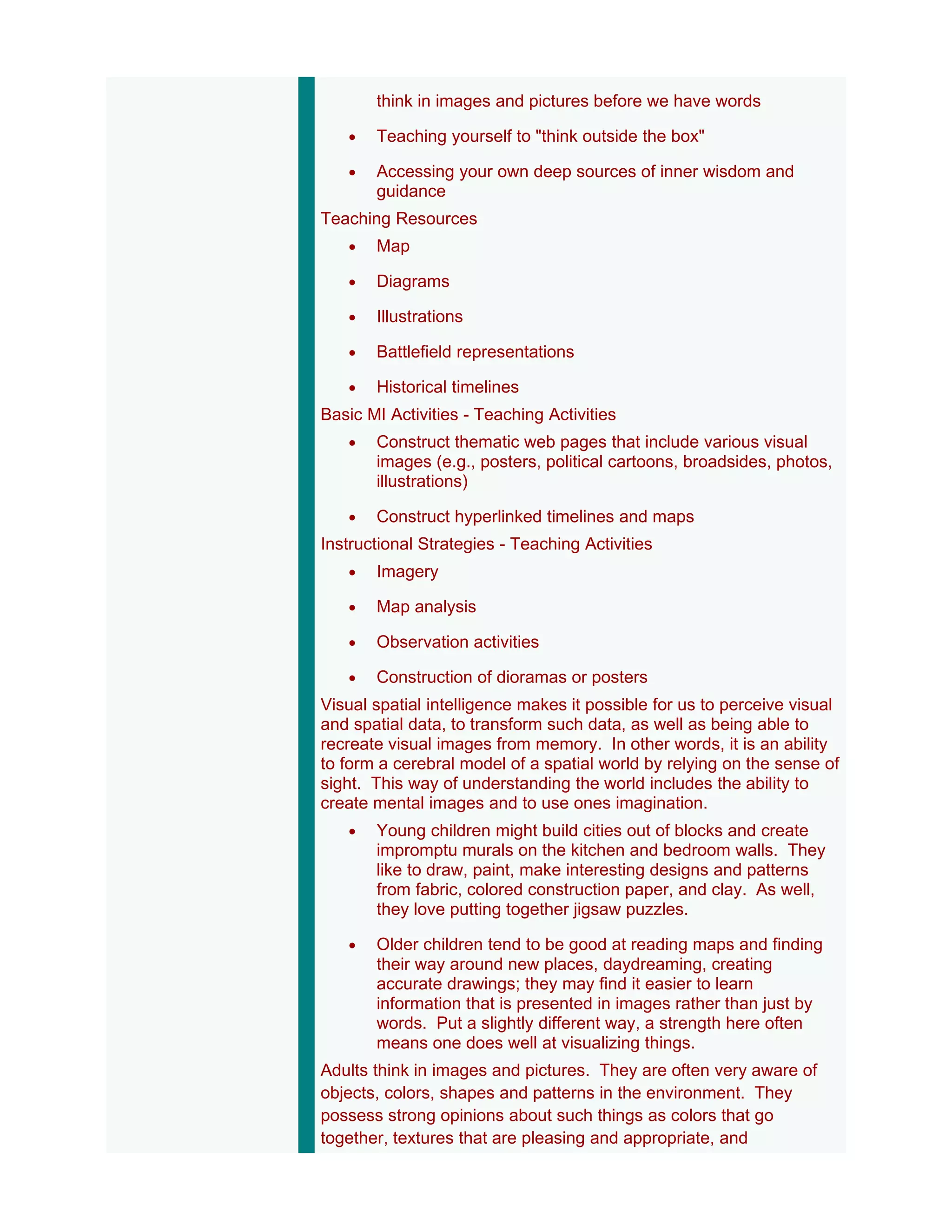 Lesson plan multiple intelligences.revised | RTF