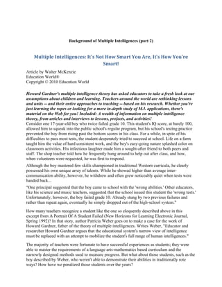 Lesson plan multiple intelligences.revised | RTF