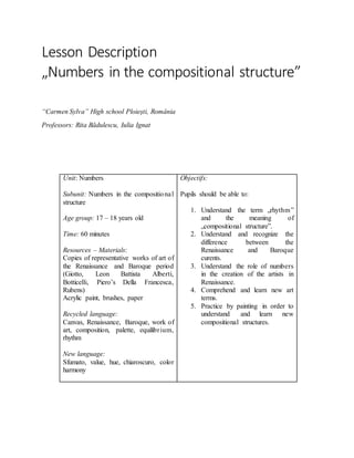Numbers in the compositional structure Upper Sec | DOCX