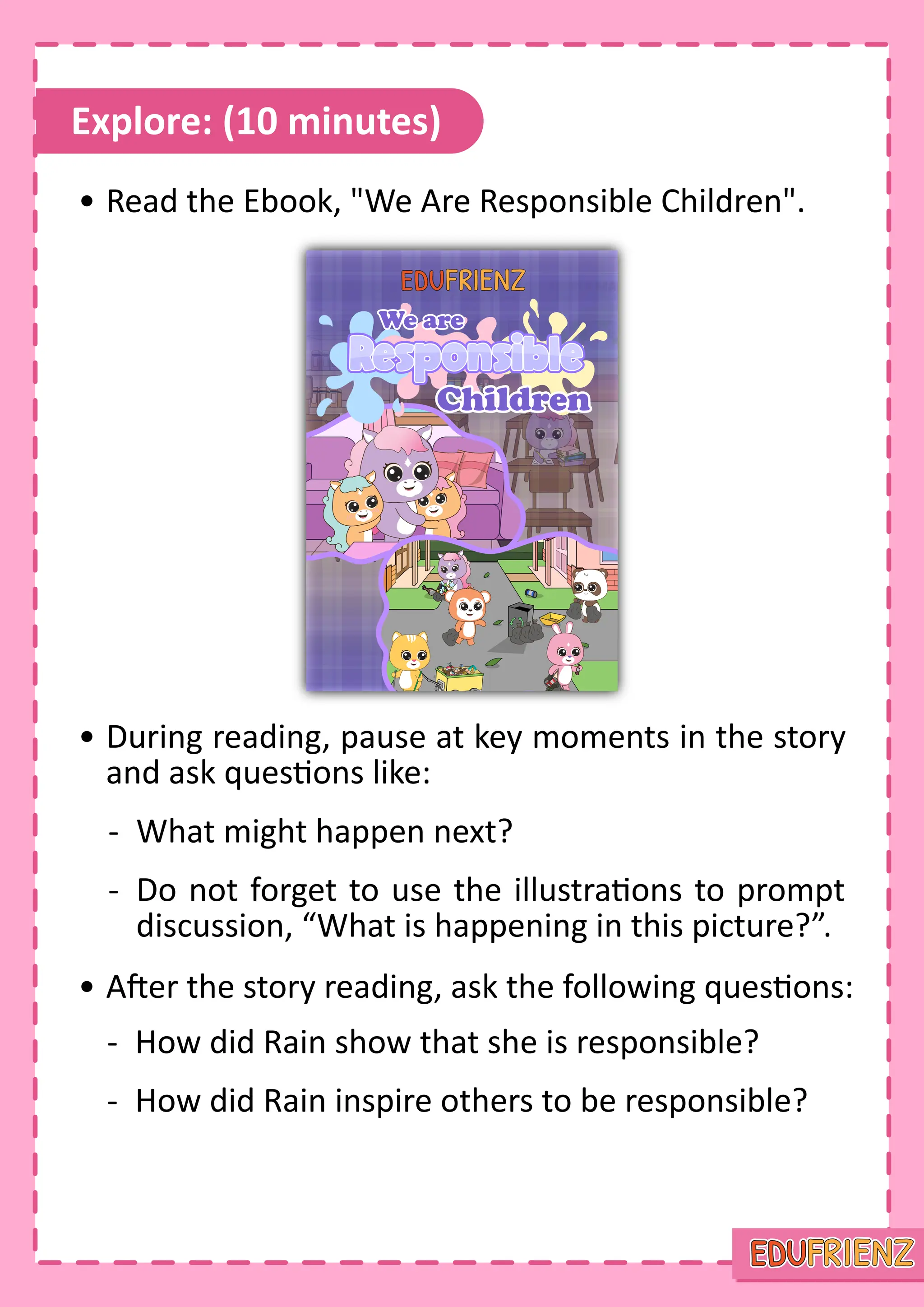 SEL LESSON PLLearn About Responsibility Lesson PlanAN - RESPONSIBILITY ...