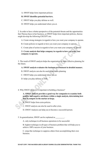 Sample Lesson Plan in Entrepreneurship | PDF