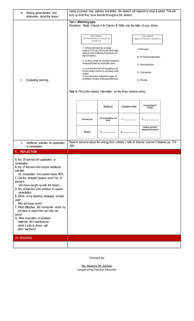 Lesson plan volcano 1(1) | DOCX