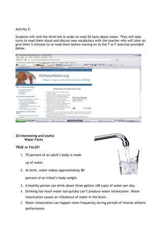 Lesson plan webquests | DOC | Chemistry | Science