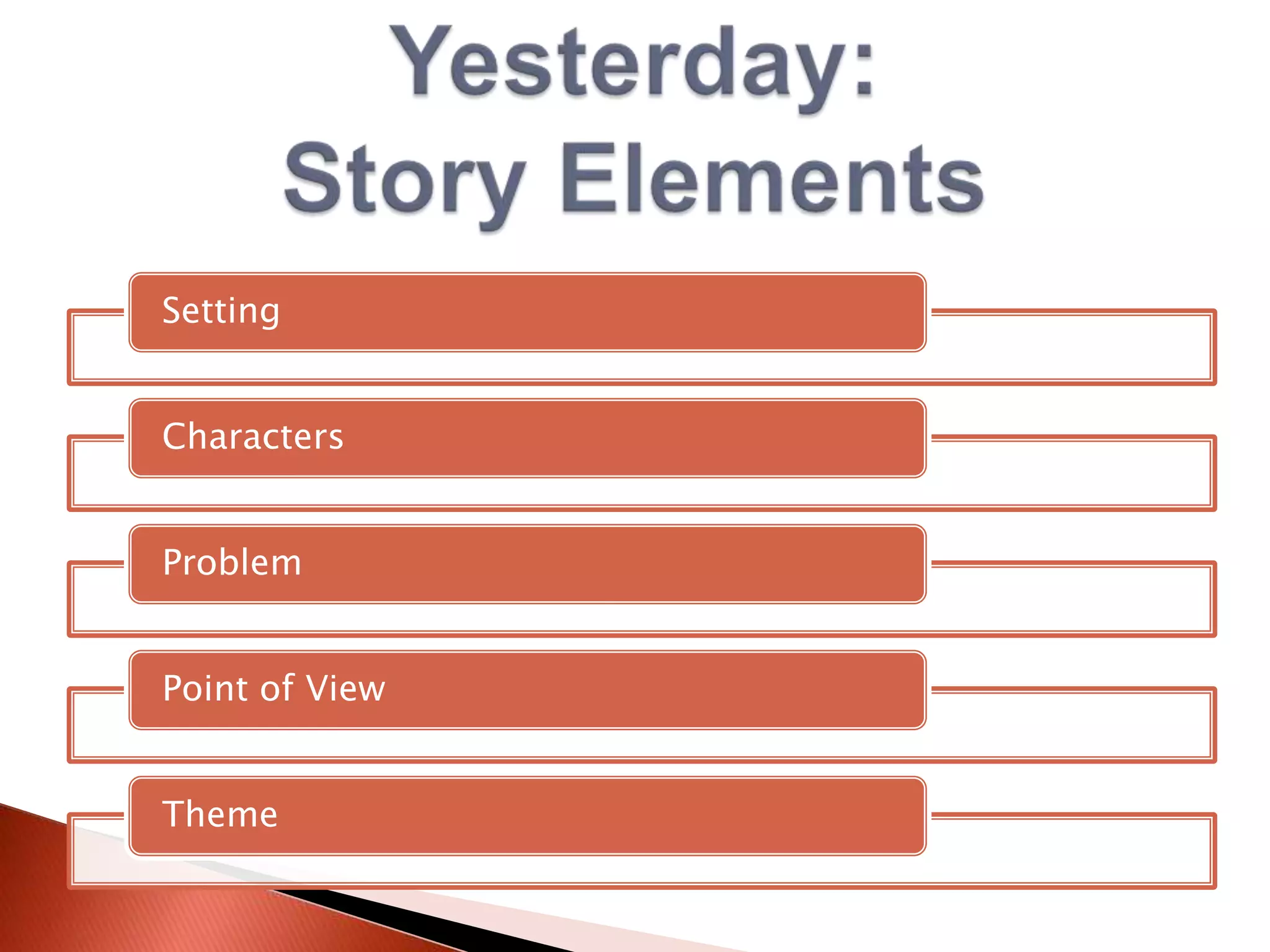 Story Elements | PPT