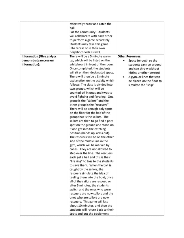 Lesson plan #1 | PDF