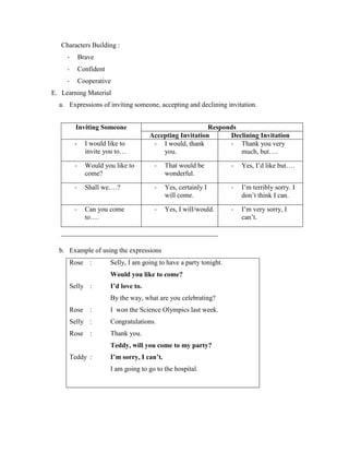 Lesson plan for Speaking Skill | DOCX