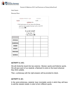 Lesson plan 1 - Sports and Hobbies | DOCX