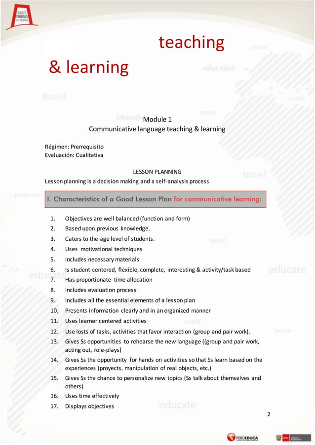 Lesson plan1 | PDF