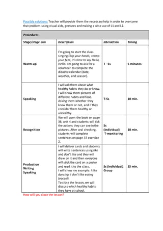 Lesson plan 1 6th grade | DOCX
