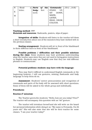 Lesson plan 1 Primary Level | DOCX