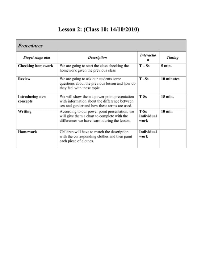 Lesson plan 10 clil | PDF