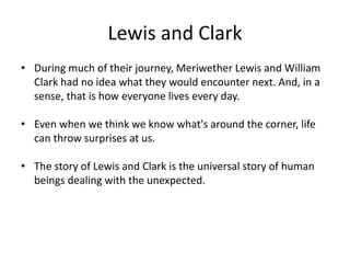 Lesson plan 11 lewis and clark map activity and lesson | PPT